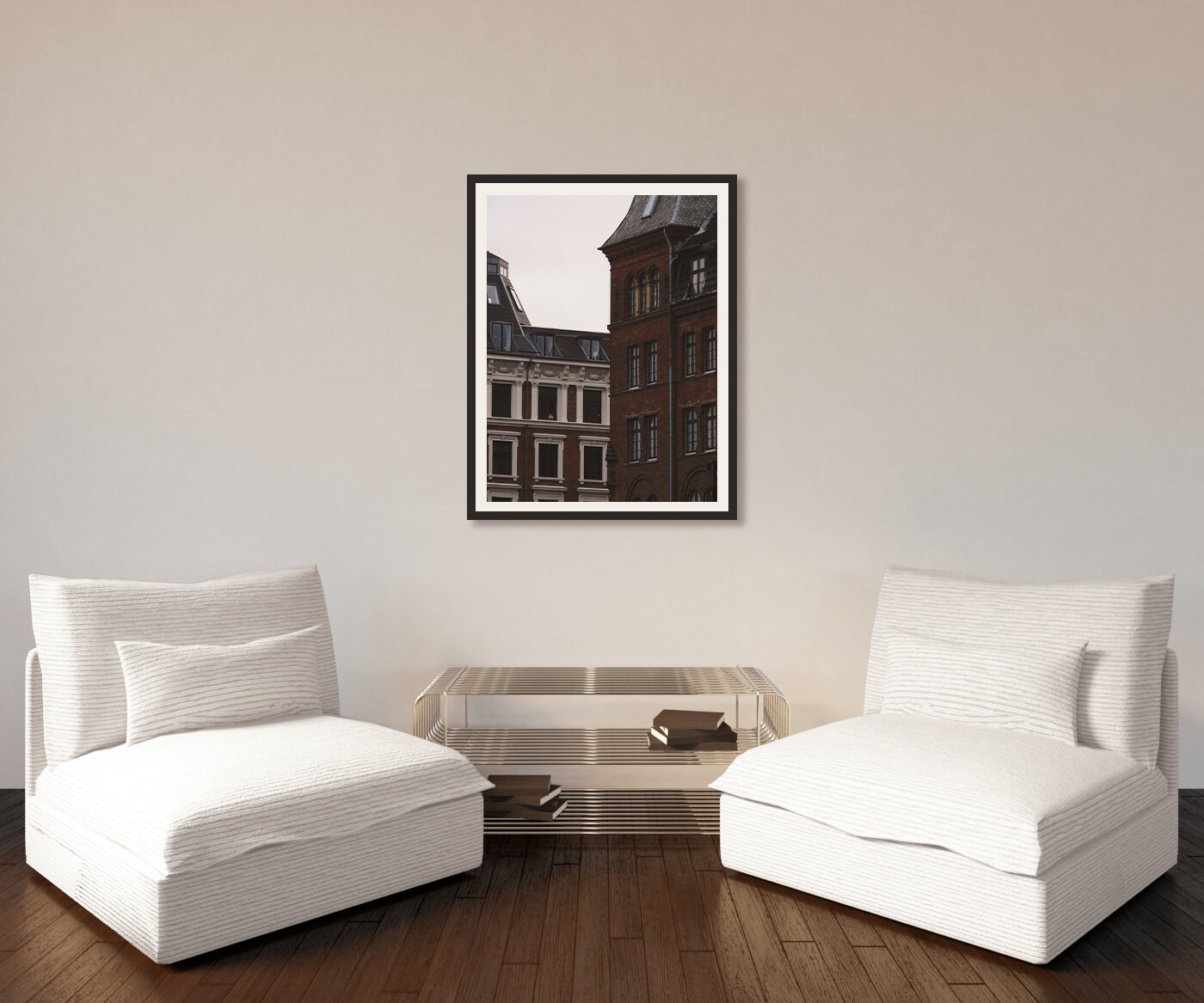 Layered Buildings, Vintage Photo, Copenhagen, Denmark, Architectural ...