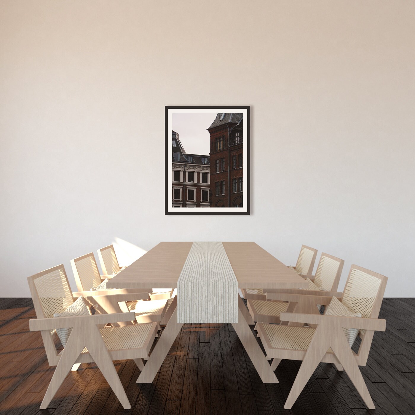 Layered Buildings, Vintage Photo, Copenhagen, Denmark, Architectural ...