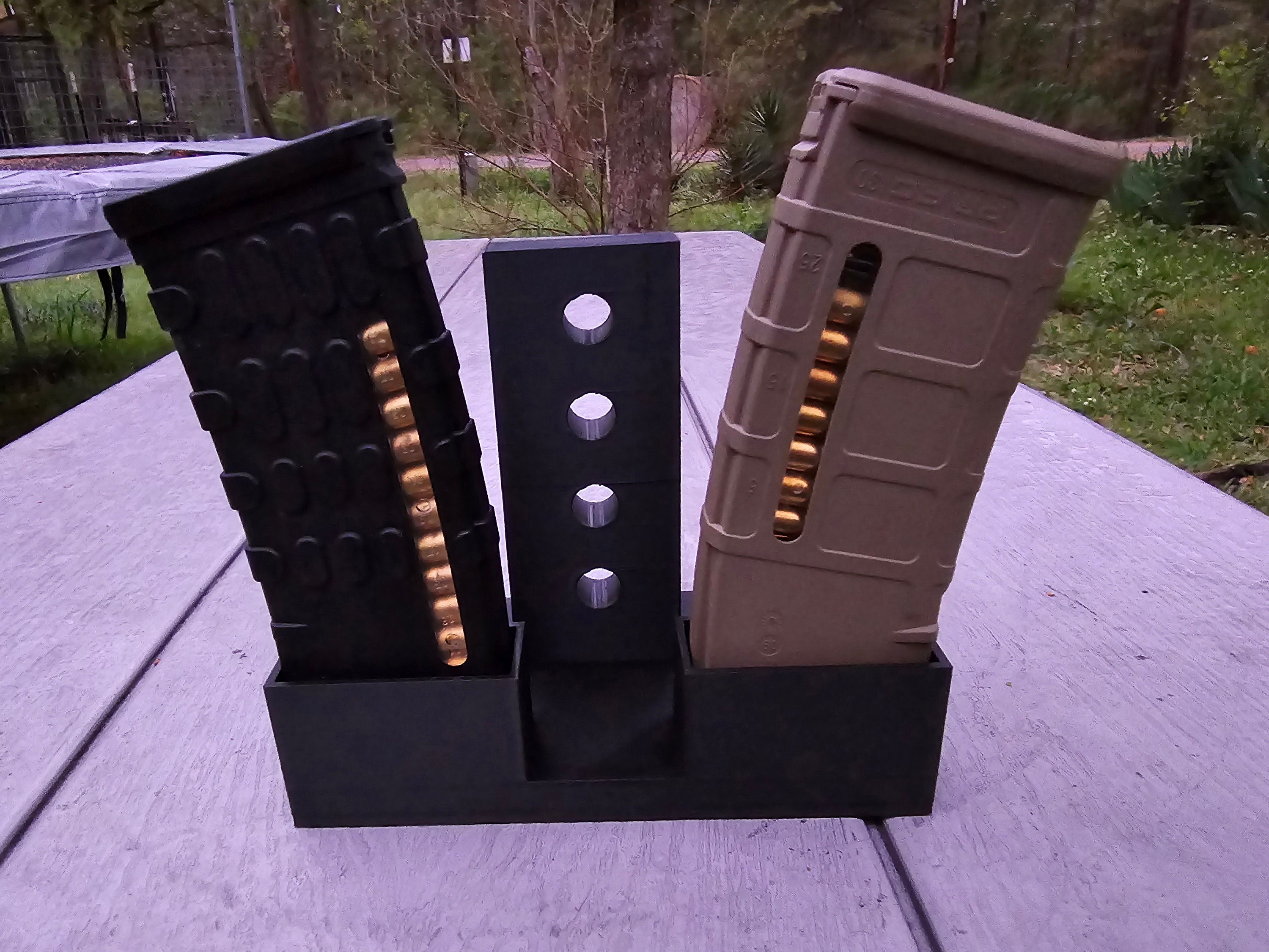 AR15 Display Stand With Two Magazine Holders. - Etsy