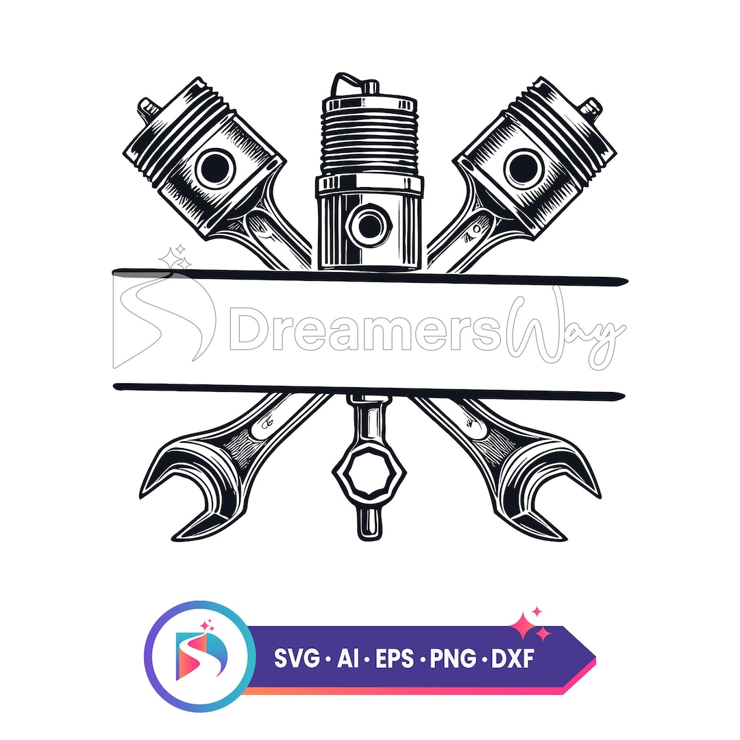 Repair Tools Svg, Mechanic Tools Clipart, Digital Download Art, Car ...