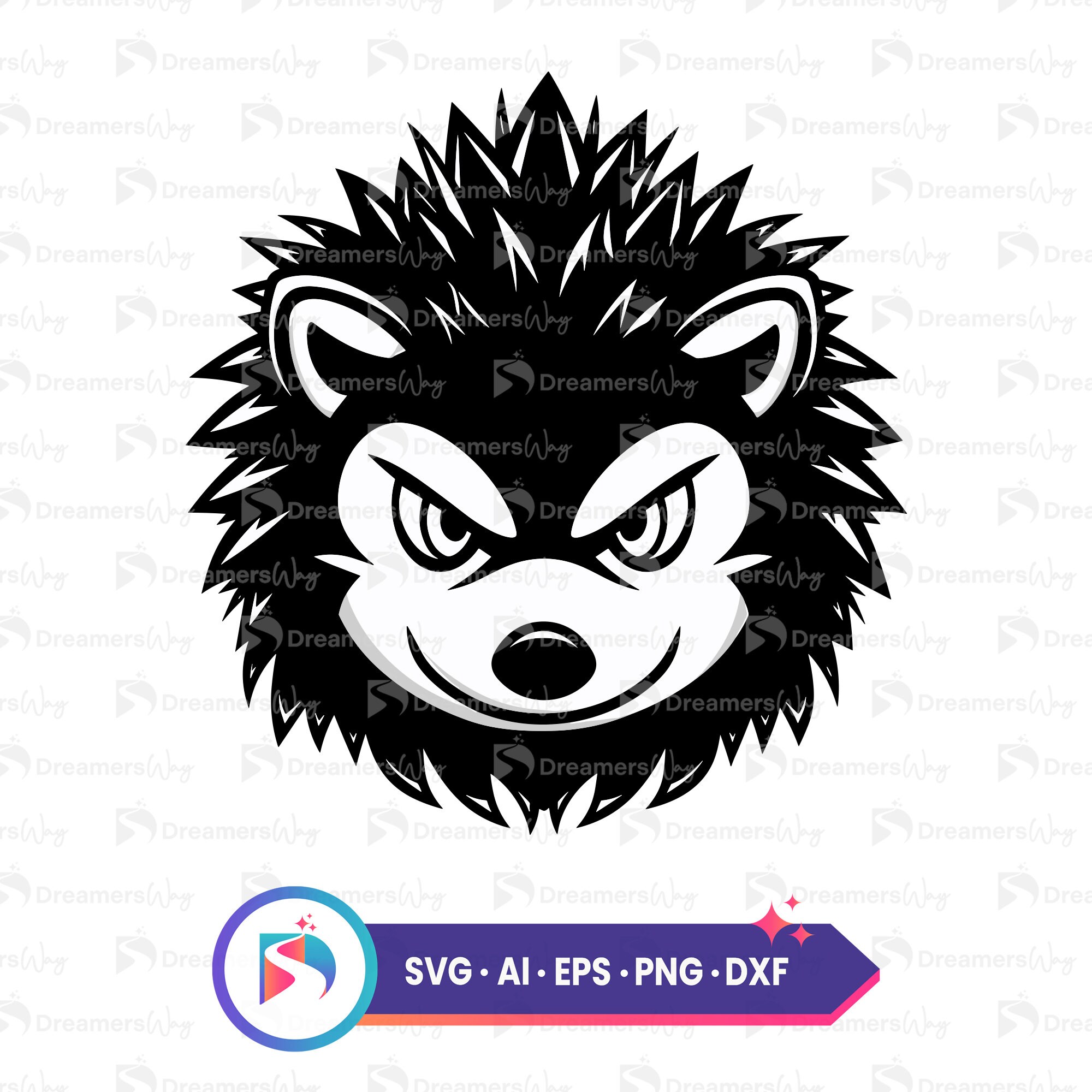 Hedgehog Vector Illustration, Hedgehog Svg, T-shirt Design, Best for ...