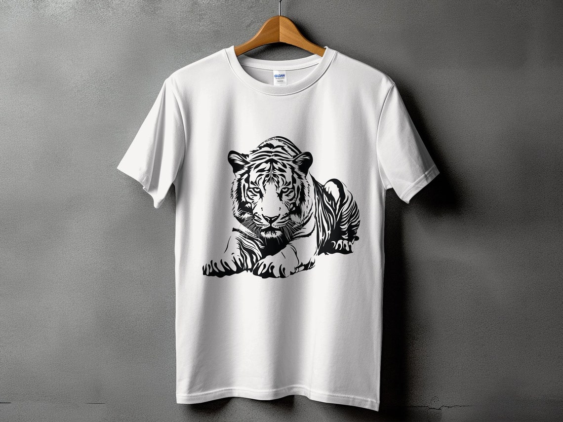 Tiger Vector Illustration, Tiger Svg, Tiger Png, Best for Print on ...