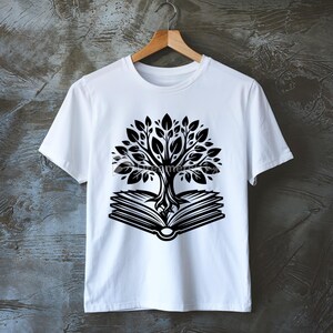 Tree of Life Svg, Open Book Vector Graphic, Digital Download ...