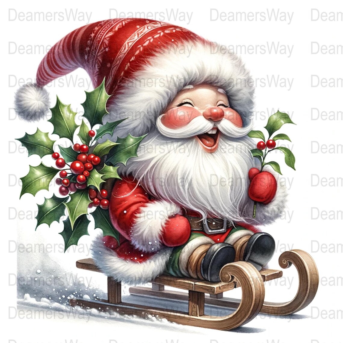 Christmas Gnome Clipart Bundle: 10 High-quality Transparent Png and Jpg ...