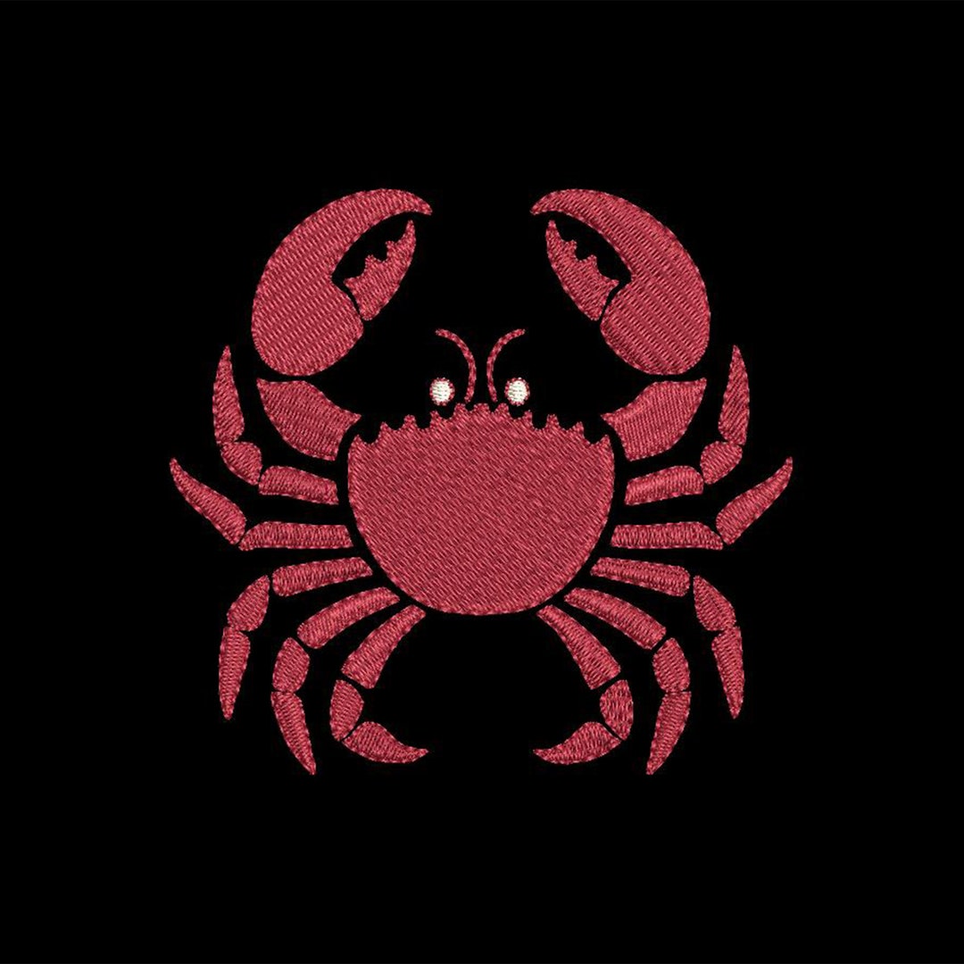 Crab Embroidery Design, Crab Design, Machine Embroidery Design ...