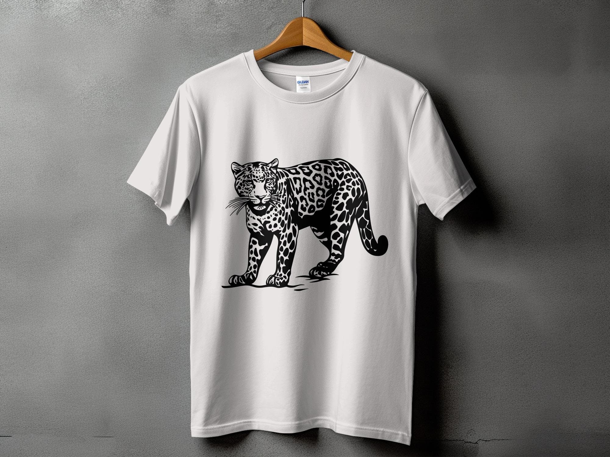 Cheetah Black Vector Illustration, Cheetah Svg, Cheetah Silhouette, Dxf ...