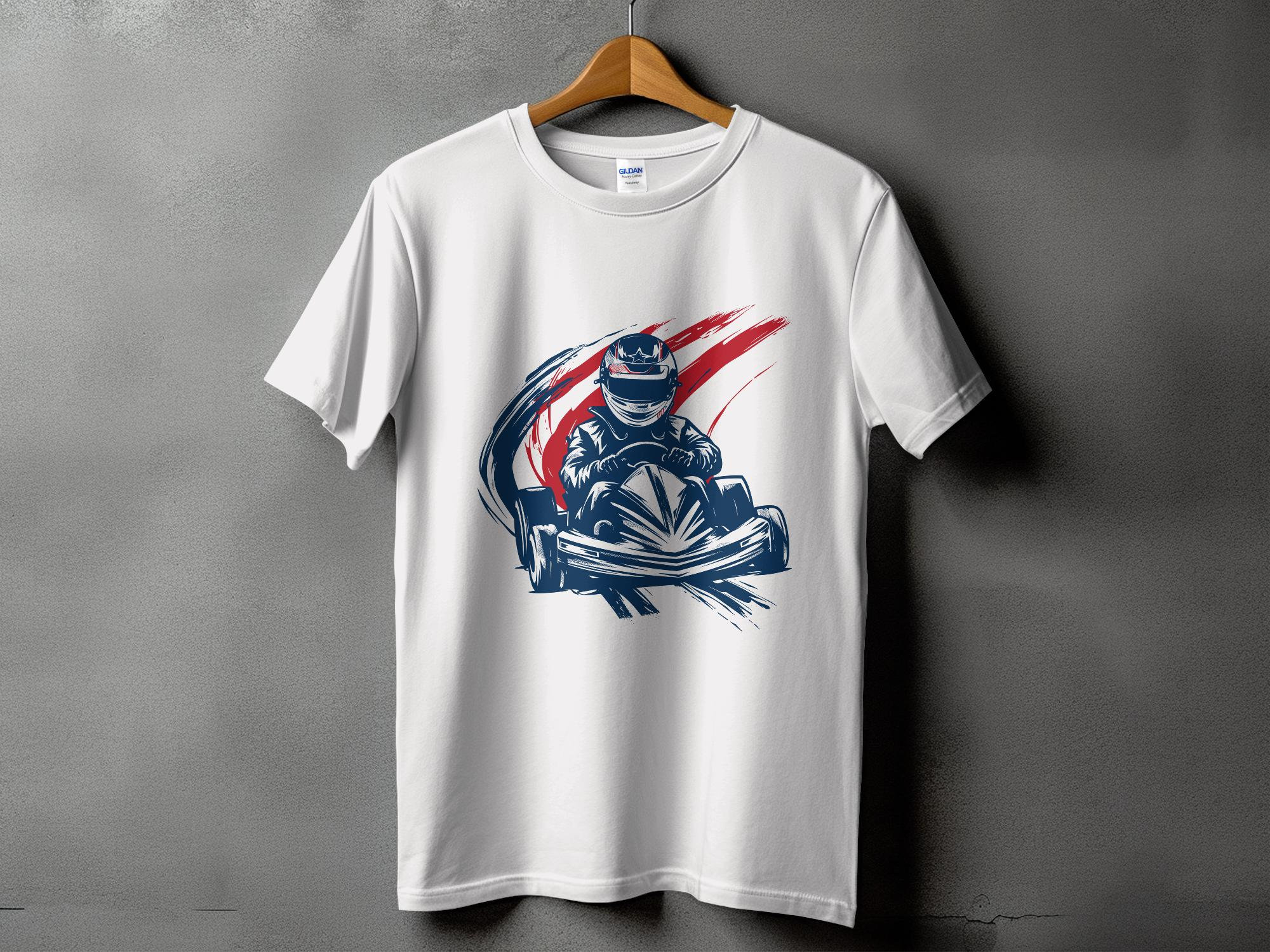 Go-kart Racing Vector Art, Speeding Kart Print, Motorsport Svg, Ai, Eps ...