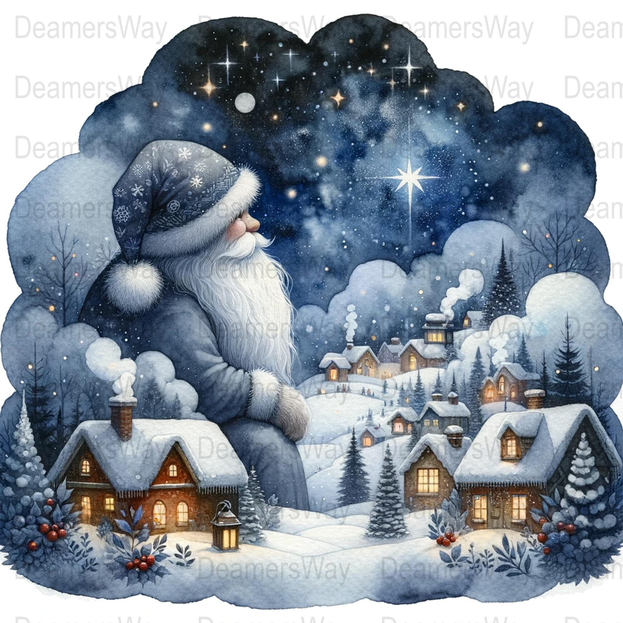 Christmas Gnome Clipart Bundle: 10 High-quality Transparent Png and Jpg ...
