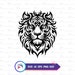 Tribal Lion Head Svg, Lion Svg Cutting File, Wildlife Animal Lion ...