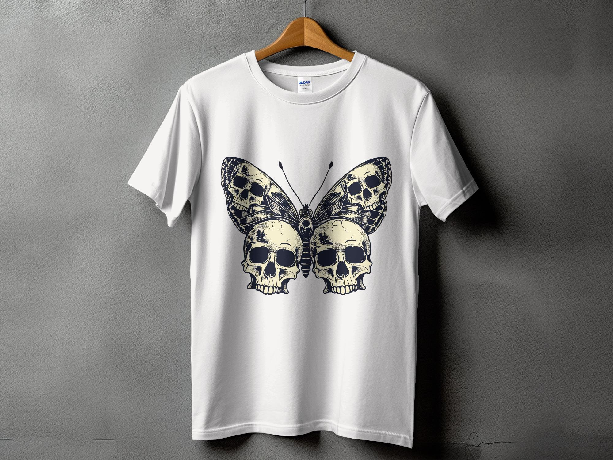 Gothic Skull Butterfly Svg, Digital Download Clipart, Tattoo Design ...