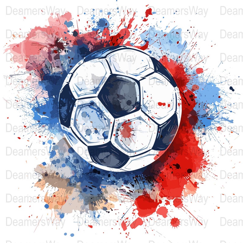 Colorful Soccer Ball Clipart Bundle: 10 High-quality Transparent Png ...