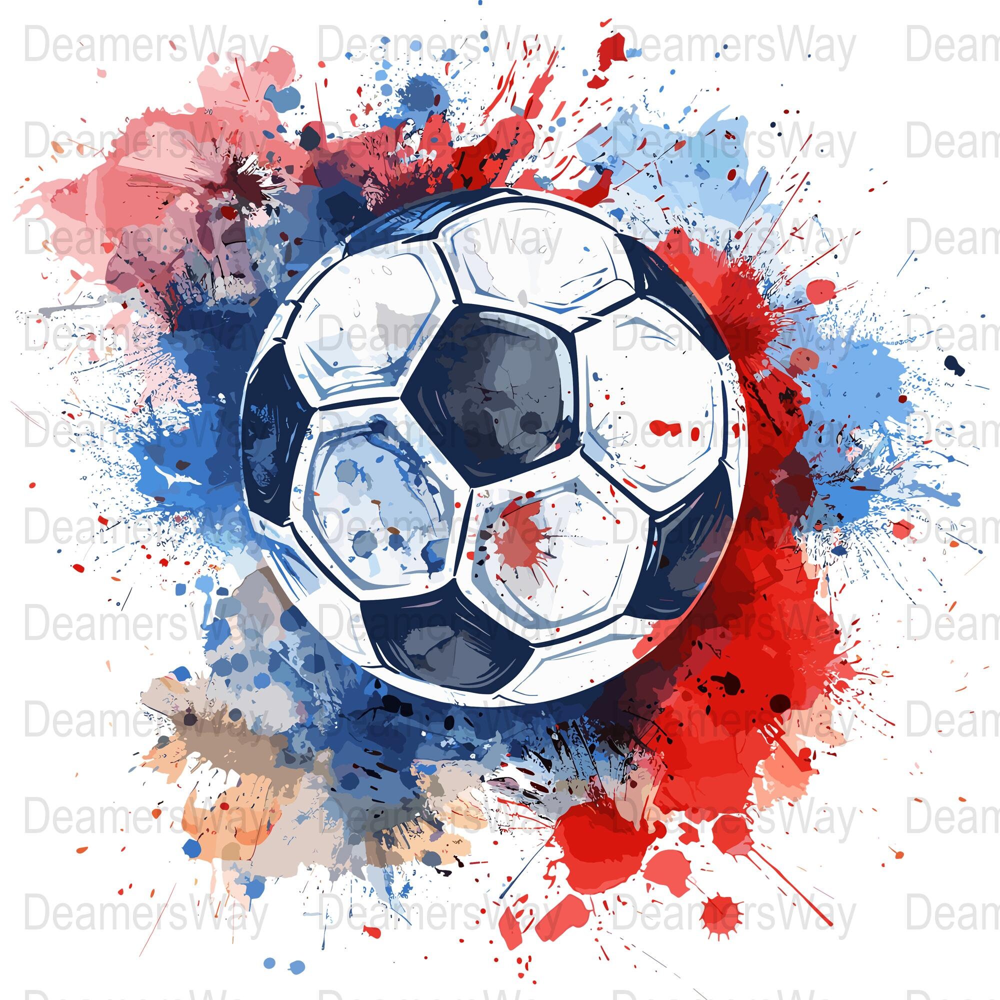 Colorful Soccer Ball Clipart Bundle: 10 High-quality Transparent Png ...