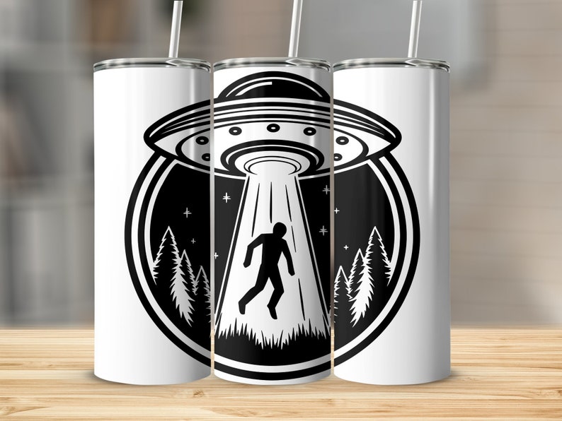 Alien Abduction Ufo Svg Clipart Digital Download Sci-fi Art Space Alien ...