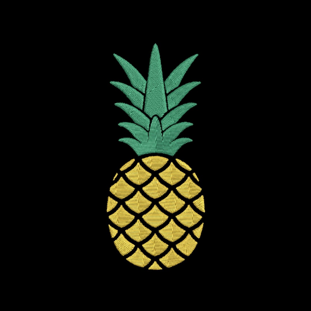 Pineapple Designs, Pineapple Machine Embroidery, Instant Download. - Etsy