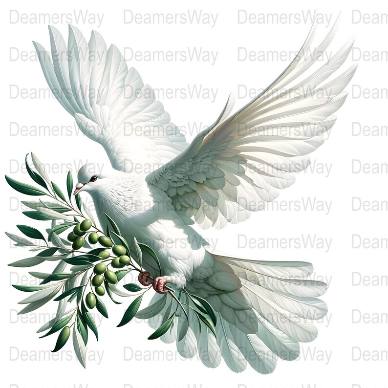 10 Dove Digital Clipart, Dove Illustration, Instant Download, High ...