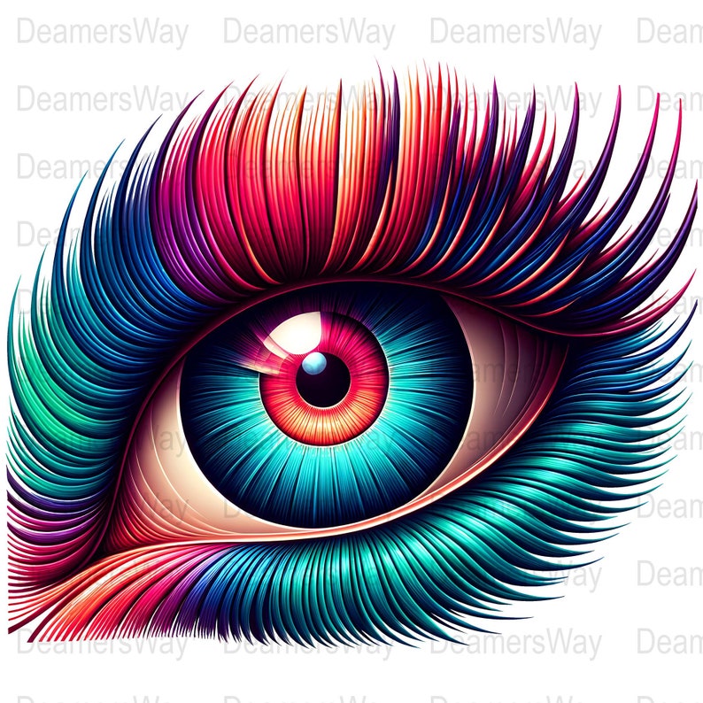 Colorful Eye Clipart Bundle: 10 High-quality Transparent Png Files ...