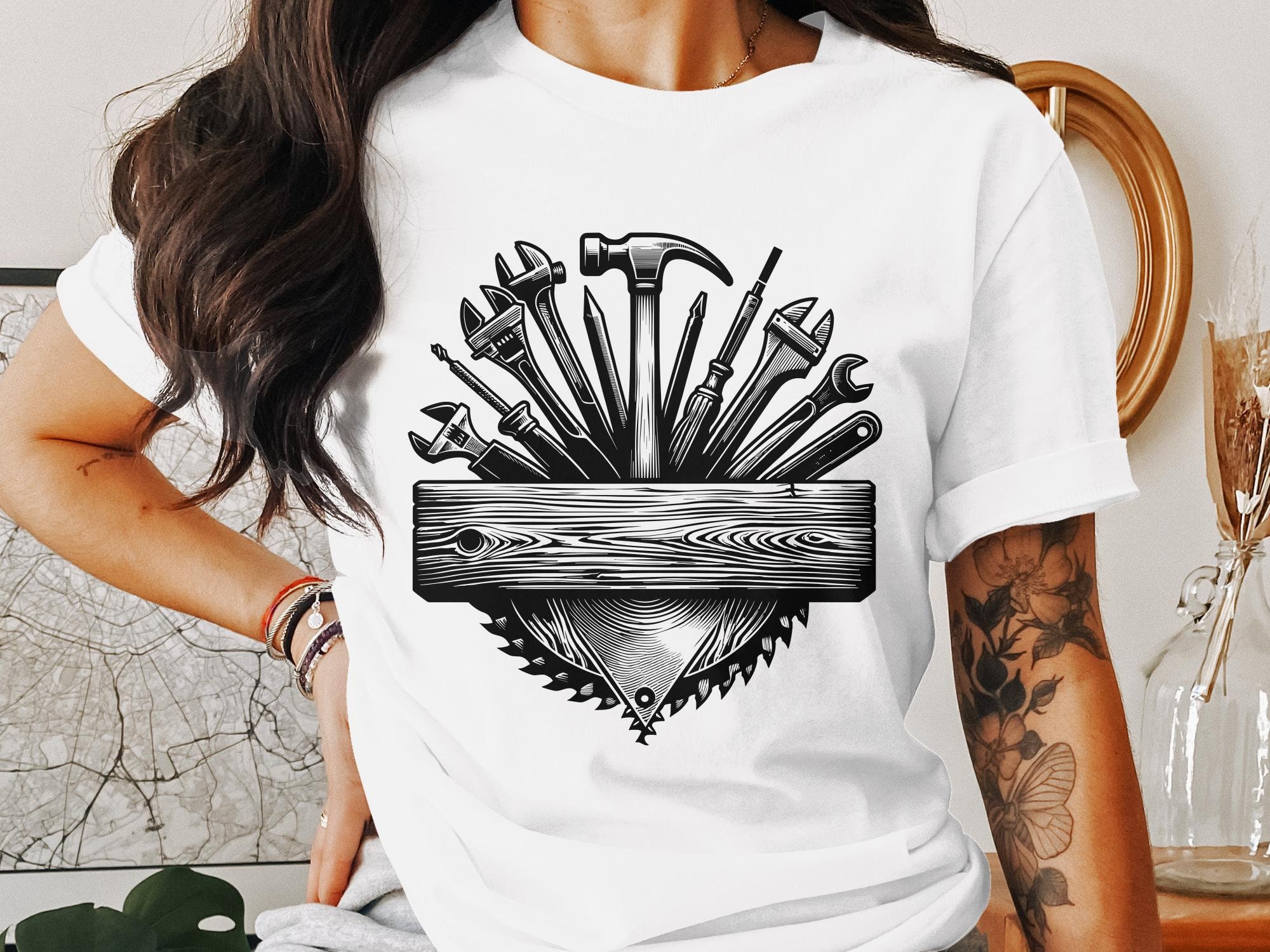 Vintage Woodworking Tools Vector Art, Digital Download, Svg, Png, Eps ...