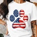 Dog Paw Print American Flag, Svg, Digital Download for Cricut and ...