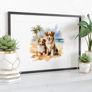 Watercolor Cute Dog Bundle, Cute Animal Clipart, Wild Animal Clipart ...