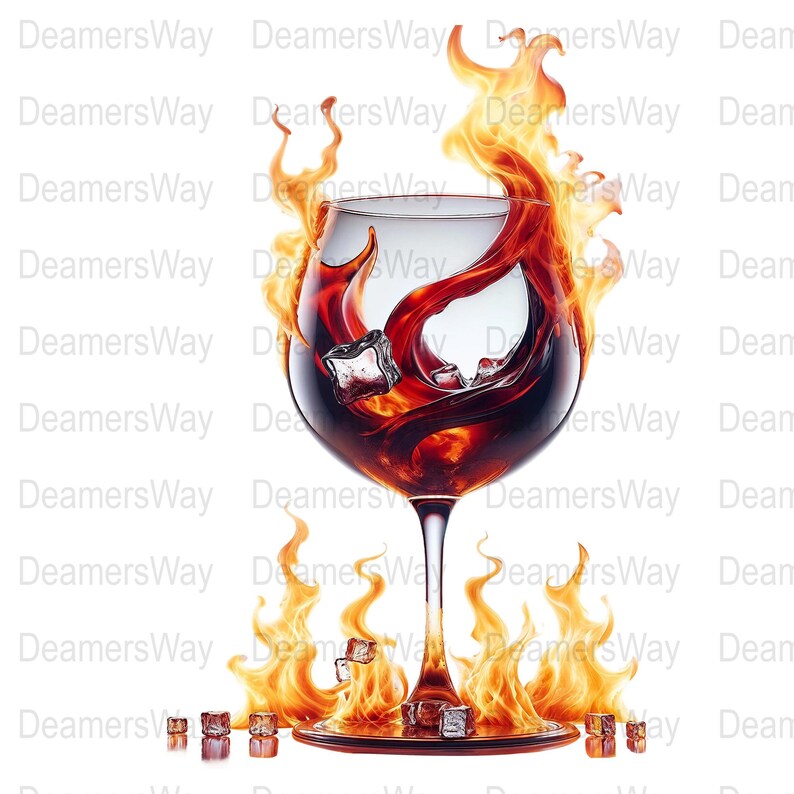 Wine Glass Bundle Clipart Bundle: 10 High-quality Transparent Png and ...