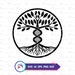 Tree With Shape of Dna Vector Art Svg, Dxf, Png, Ai, Eps Files, Cricut ...