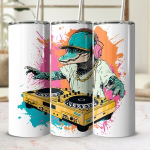 Dj Alligator Vector Illustration Vector Illustration, Svg Cut File ...