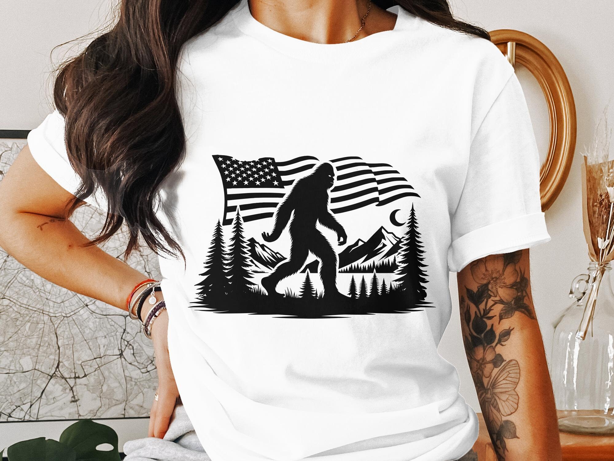 Bigfoot Mountain Svg, Instant Dawonload, Ai, Eps, Svg, Dxf, Png Files ...