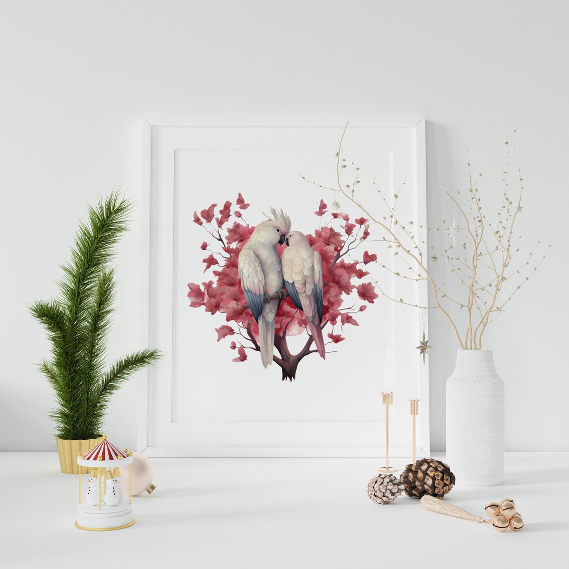 Colorful Watercolor Cockatoo Bundle Clipart, Cockatoo PNG, Cockatoo ...