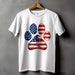 Dog Paw Print American Flag, Svg, Digital Download for Cricut and ...