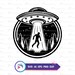 Alien Abduction Ufo Svg Clipart Digital Download Sci-fi Art Space Alien ...