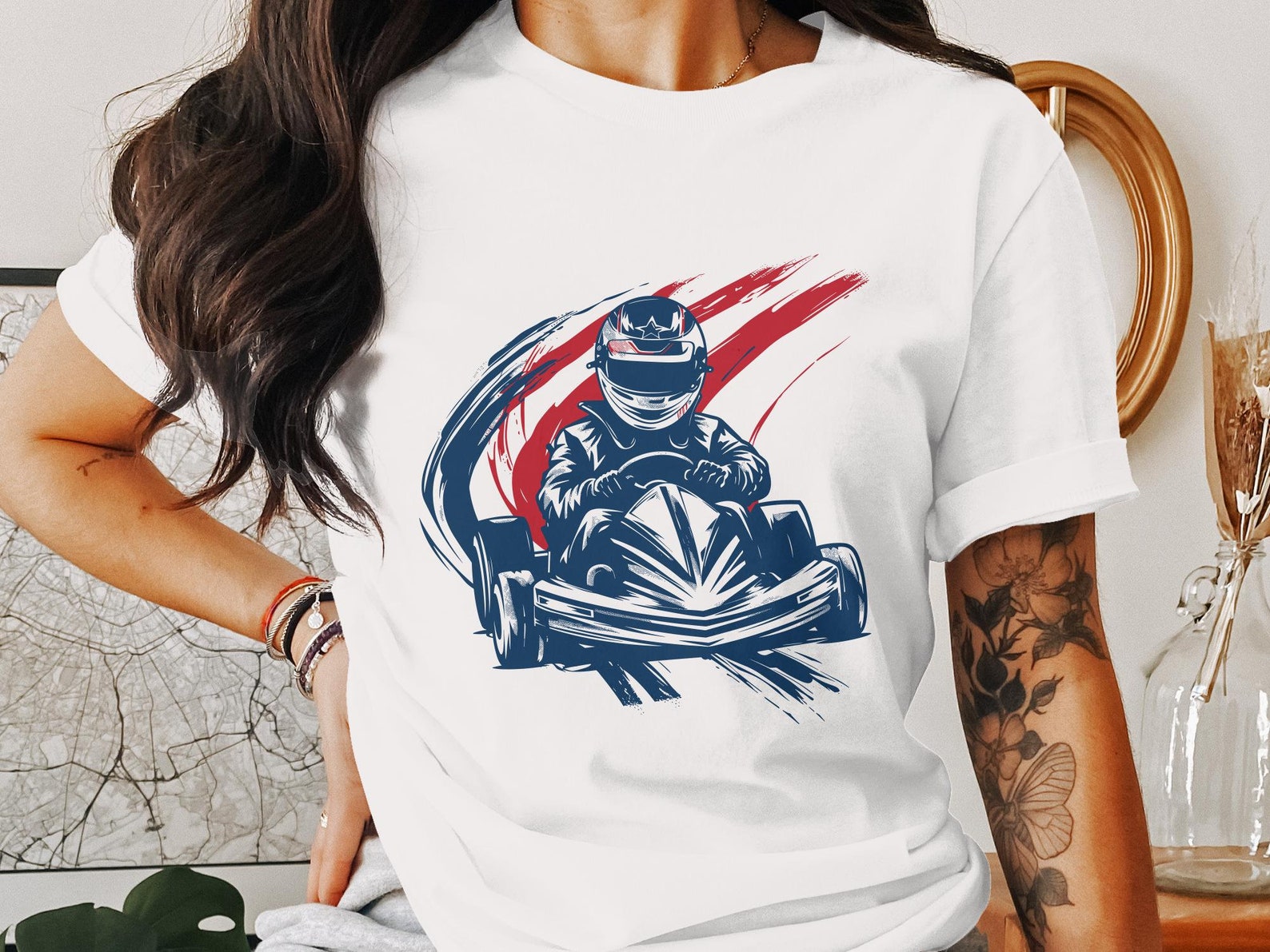 Go-kart Racing Vector Art, Speeding Kart Print, Motorsport Svg, Ai, Eps ...