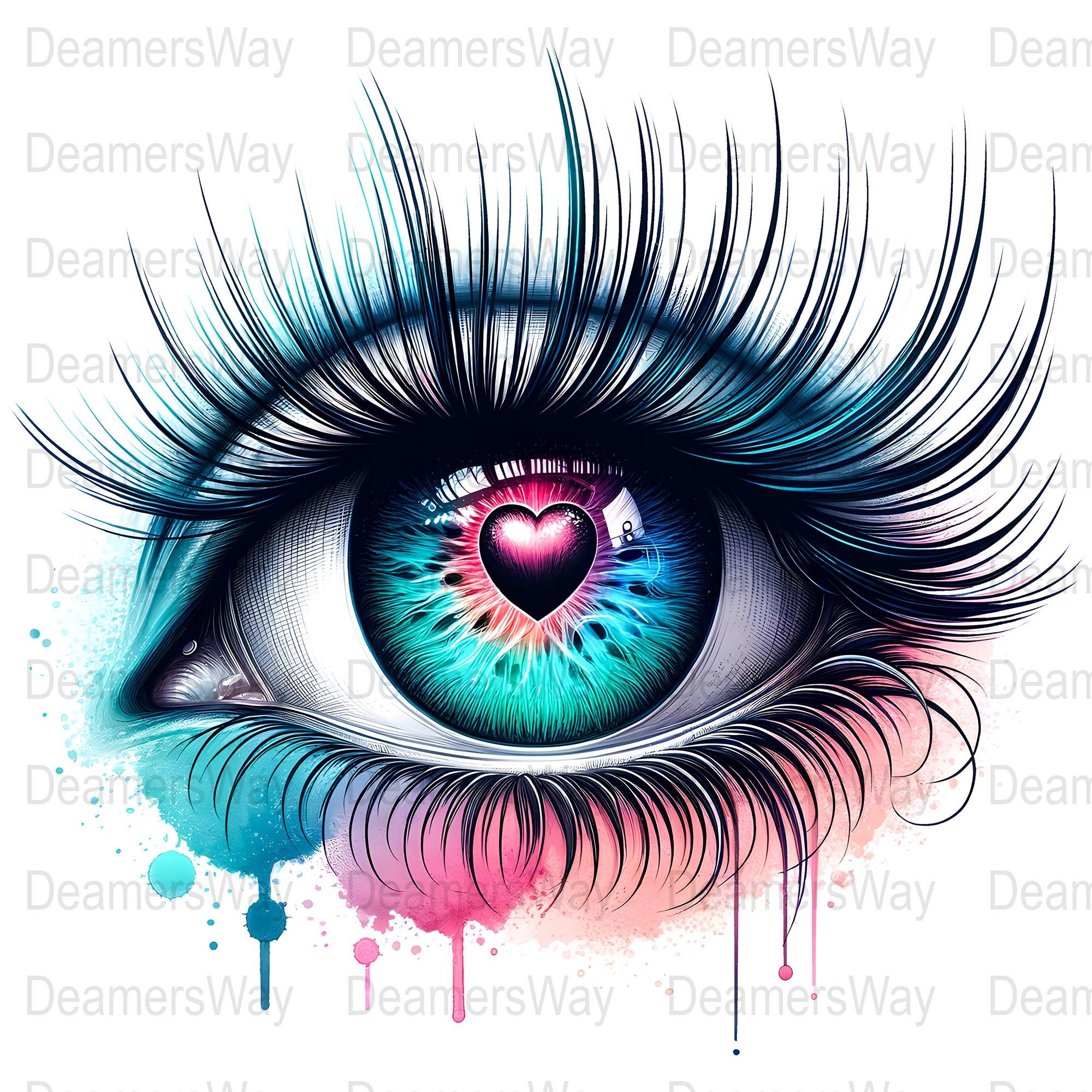 Colorful Eye Clipart Bundle: 10 High-quality Transparent Png Files ...