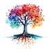 10 Watercolor Tree of Life Digital Clipart, Tree of Life Illustration ...
