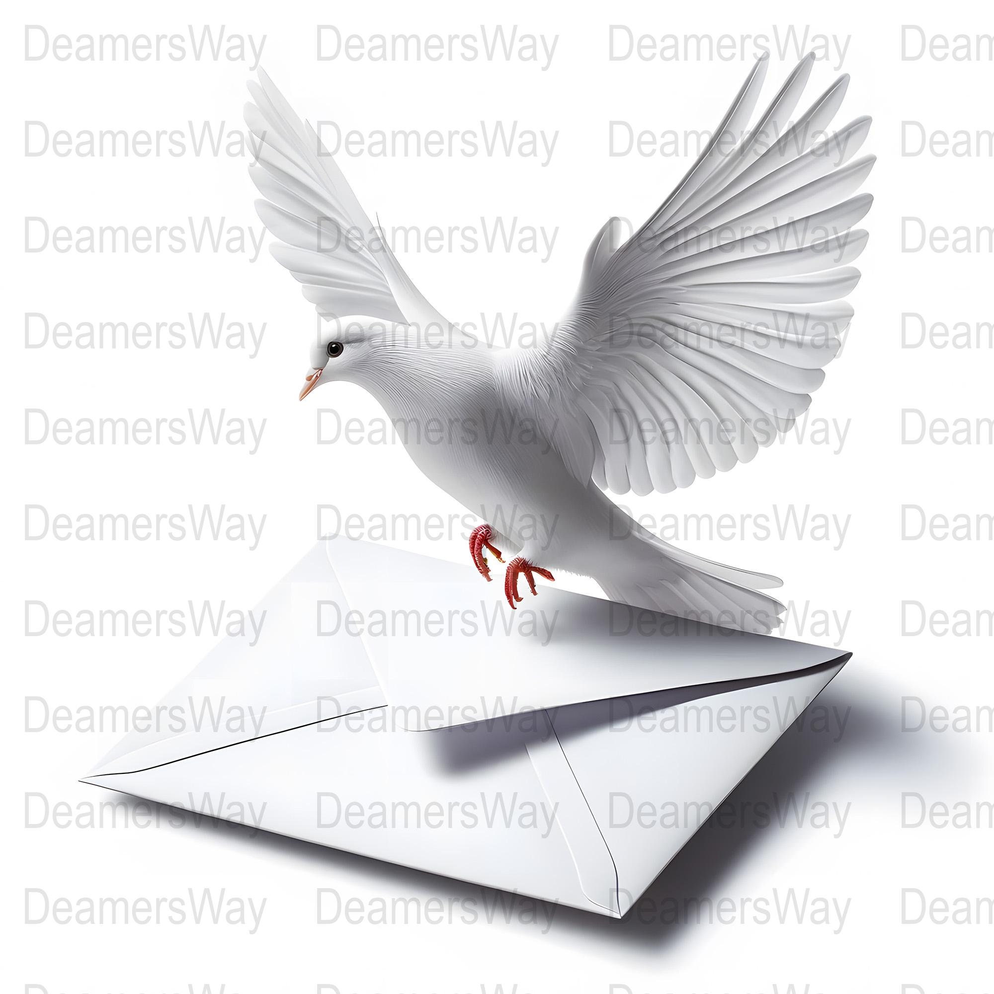 10 Dove Digital Clipart, Dove Illustration, Instant Download, High ...