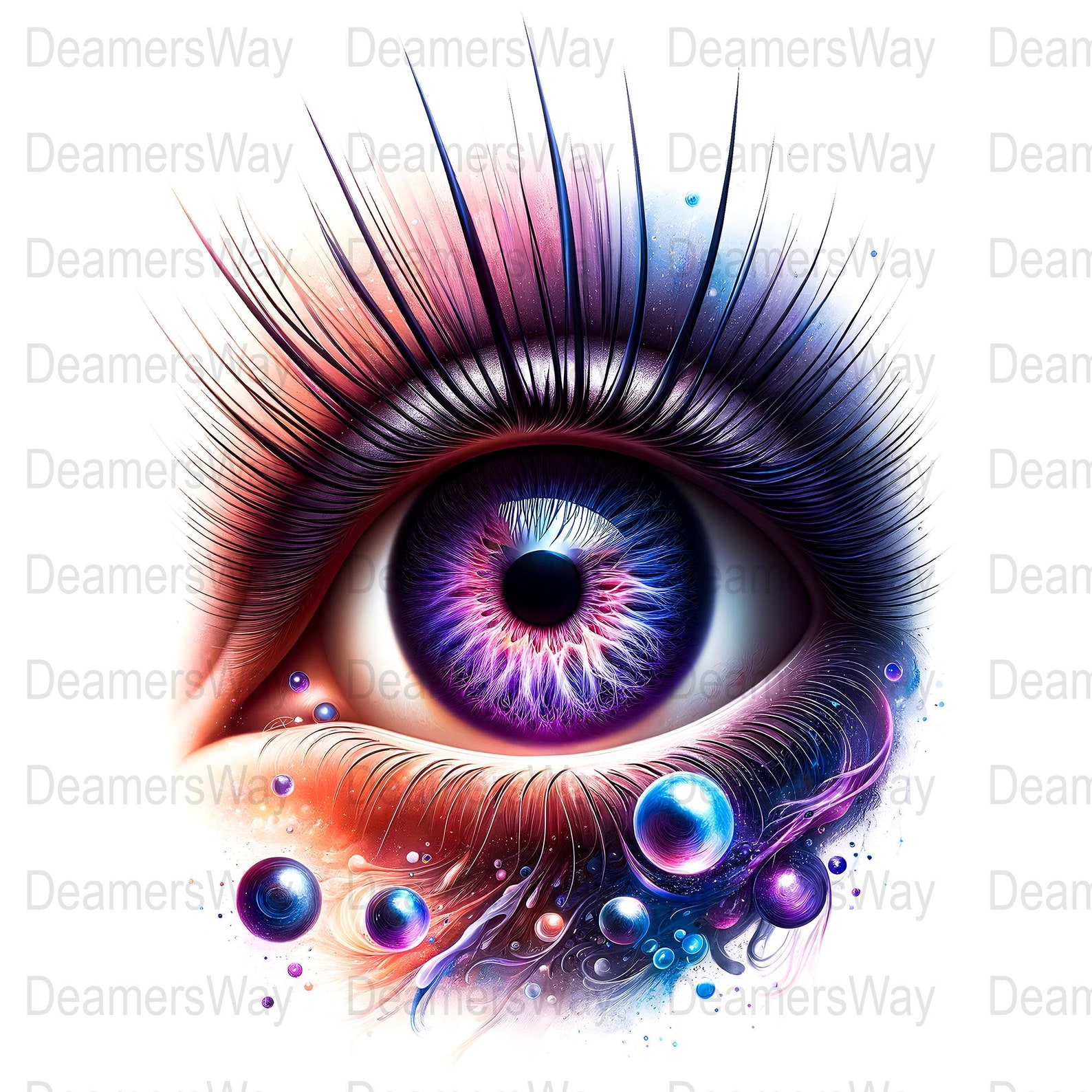 Colorful Eye Clipart Bundle: 10 High-quality Transparent Png Files ...