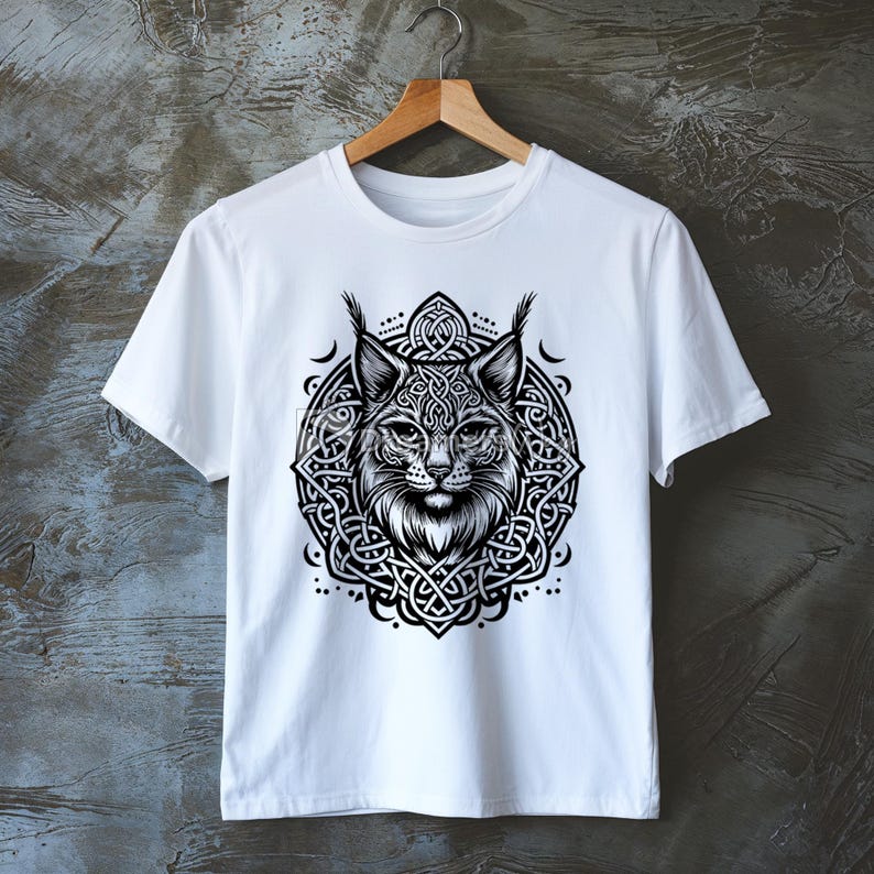 Celtic Lynx Mandala Svg, Digital Download, Tattoo Design Art, Printable ...