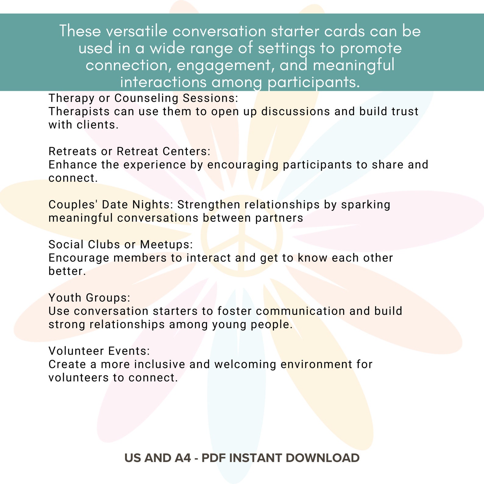 Conversation Cards Team Building Games for Work - Etsy