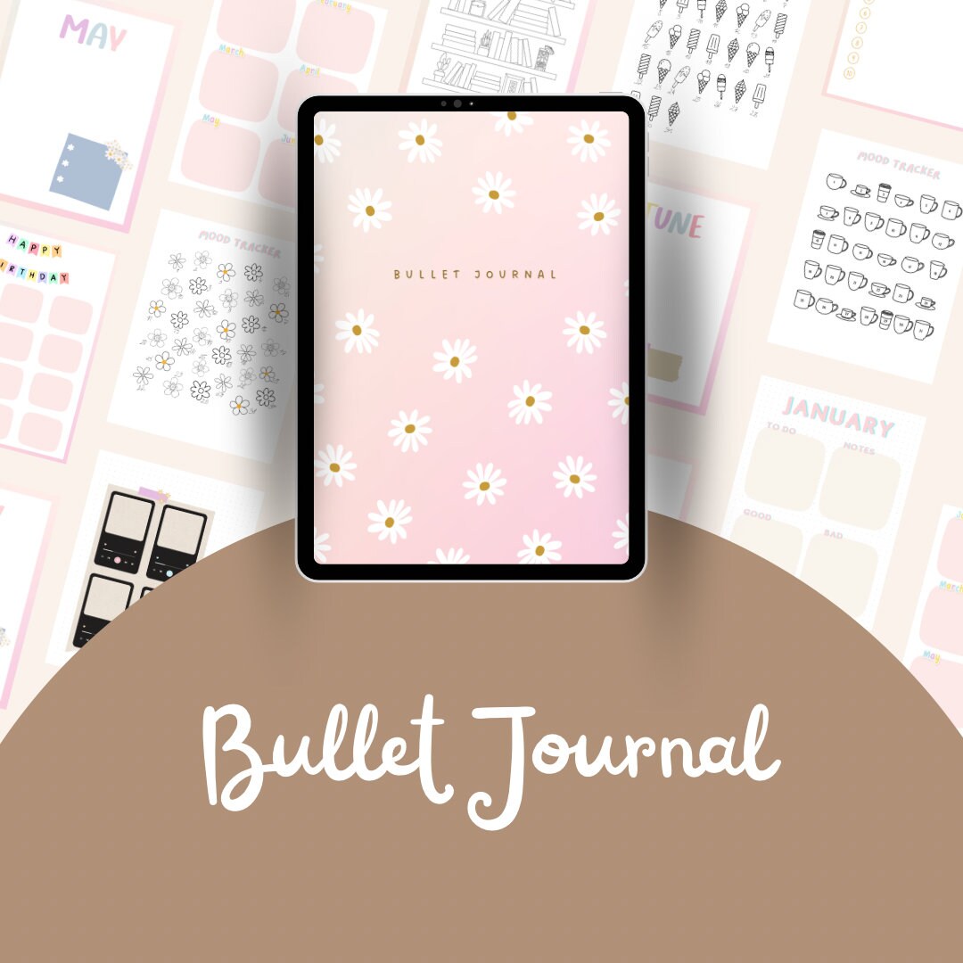 DAISY BULLET JOURNAL - Etsy