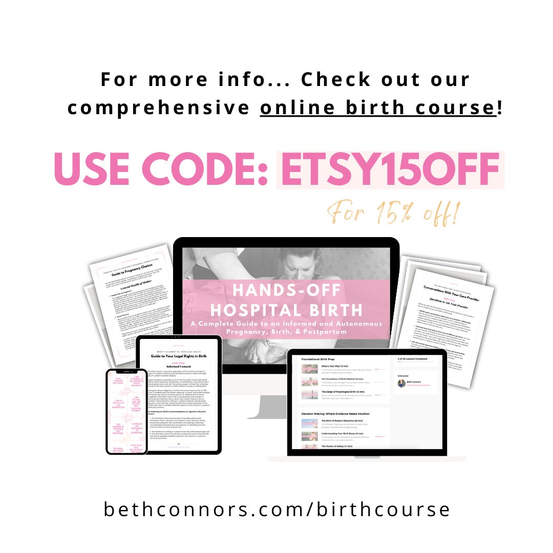 Labor Induction Guide for Pregnant Mom Hospital Birth Education Third ...