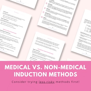 Labor Induction Guide for Pregnant Mom Hospital Birth Education Third ...