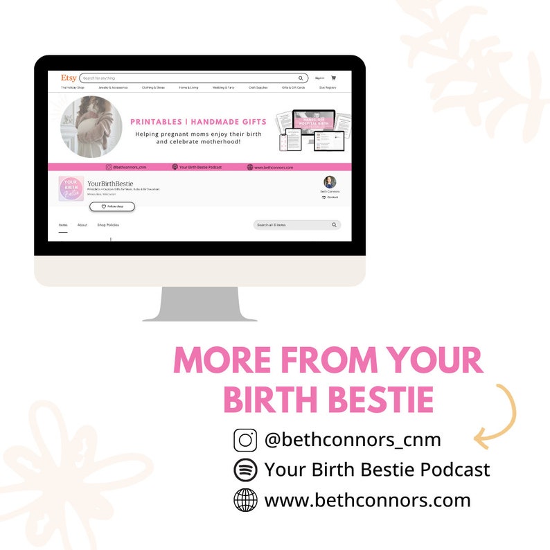 Birth Plan Preferences Bundle Editable Template Pregnant Mom Natural ...