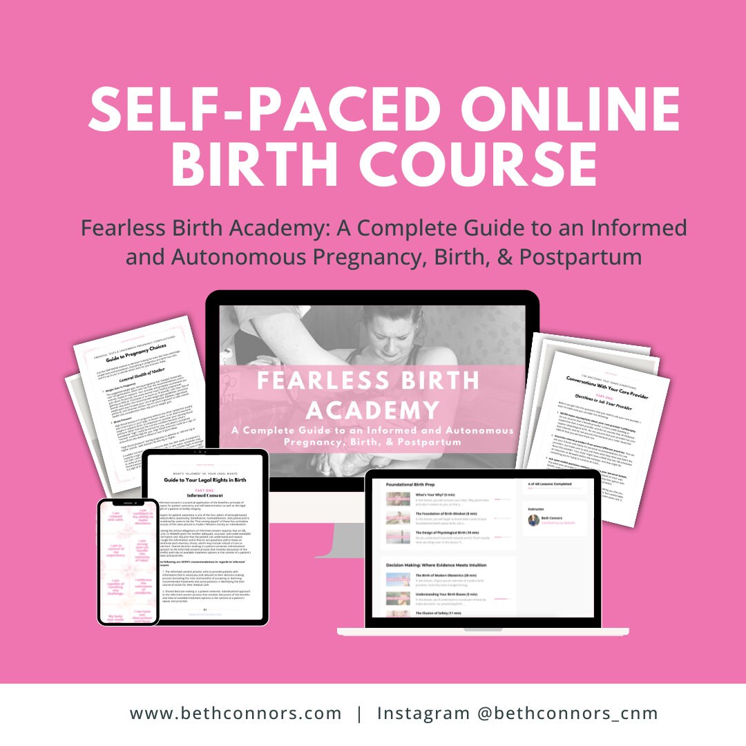 Labor and Delivery Online Birth Course for First-time Mom Planning ...