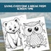 Yellowstone Children's Coloring Pages, Kids Activities, Road Trip Games ...