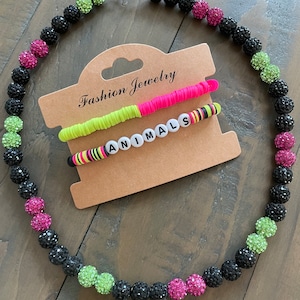 Party Animals Baseball savannah Bananas Bracelet and Necklace Set - Etsy