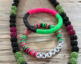 Party Animals Baseball (savannah Bananas) Bracelet Set - Etsy