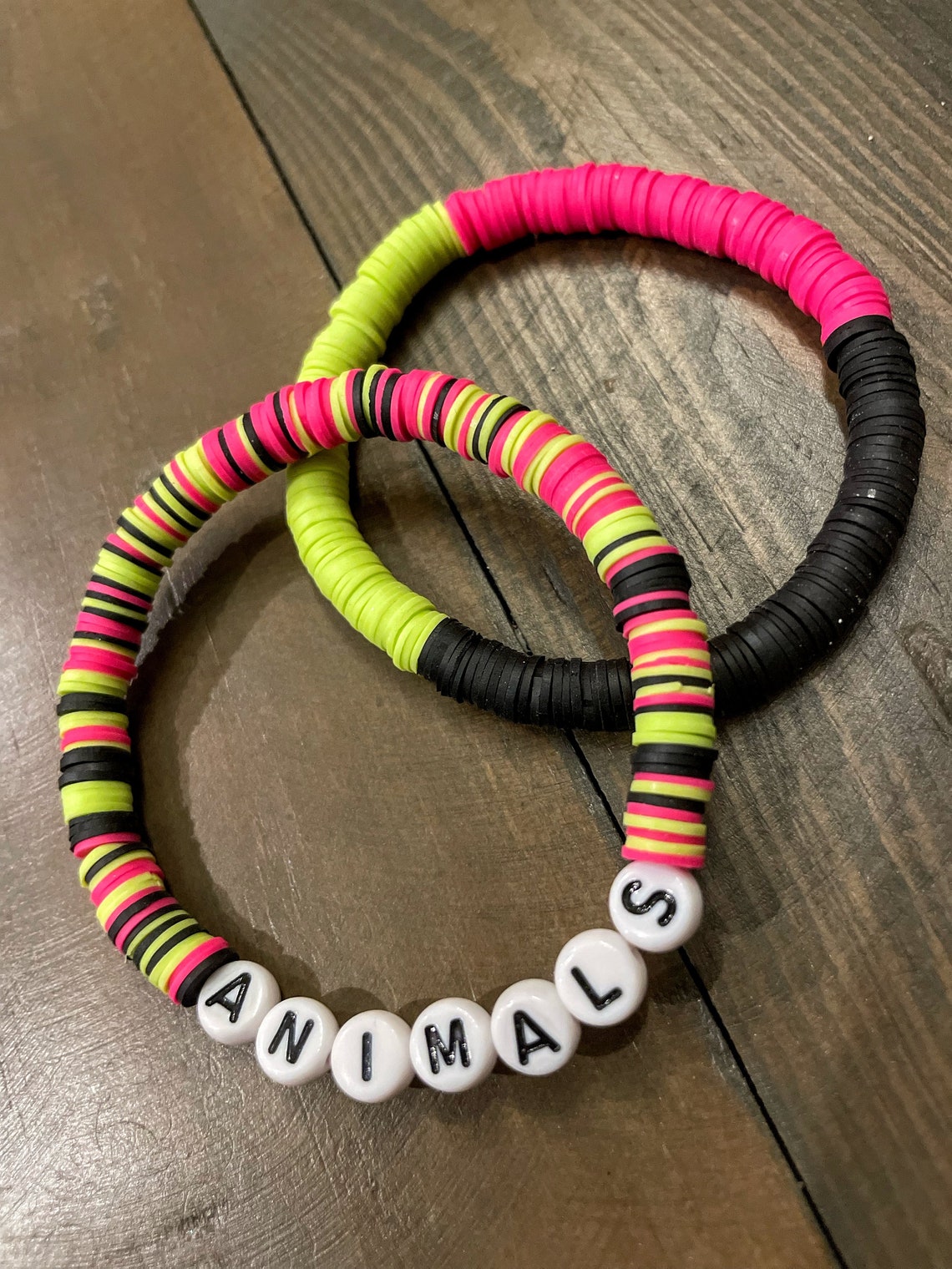 Party Animals Baseball (savannah Bananas) Bracelet Set - Etsy