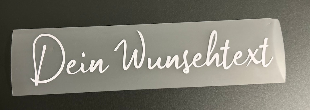 Schriftzug Zum Aufkleben