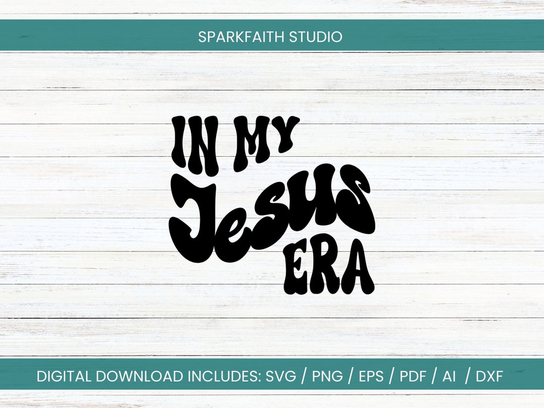 Retro Groovy, Jesus Era SVG, Vintage 70s Style, Christian Design, Png ...