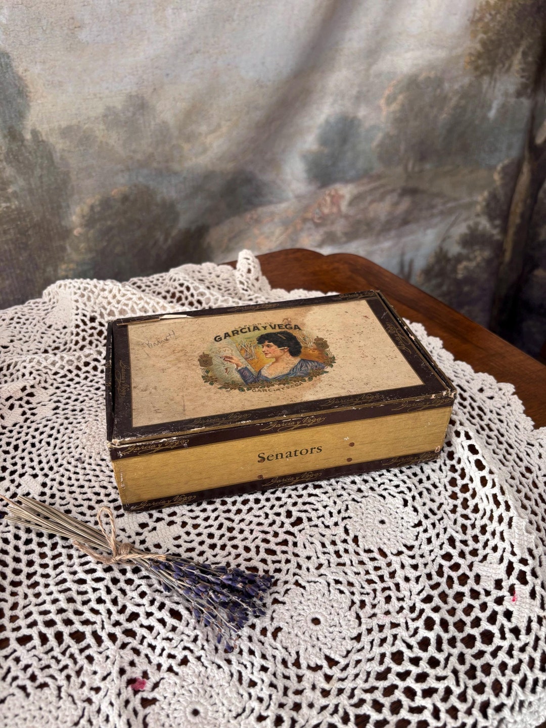 Vintage La Flor De Garcia Y Vega Cigar Box Likely From the 30s Fine ...