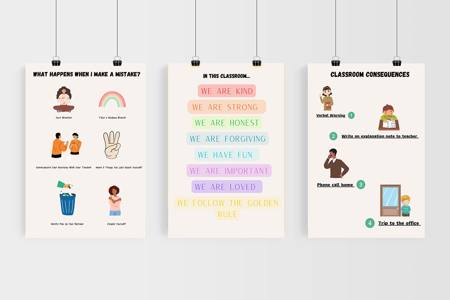 Consequence Poster - ESL Poster, DBT Poster, AAPI Poster, Consequences ...